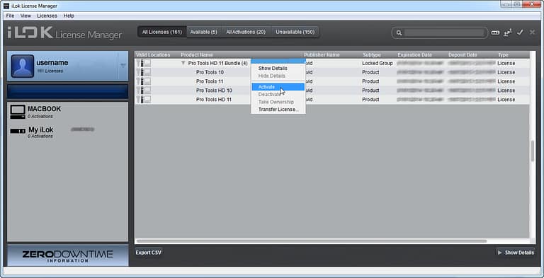 Activating Pro Tools academic version | Music EDnet